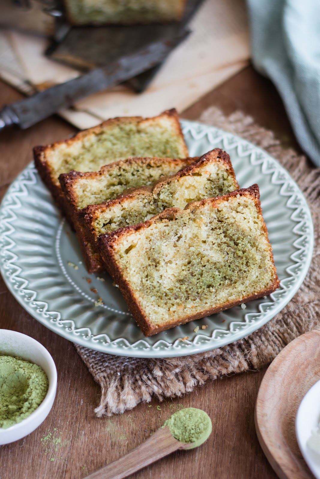 Chic, Chic, Chocolat: Cake marbré au thé Matcha et chocolat blanc
