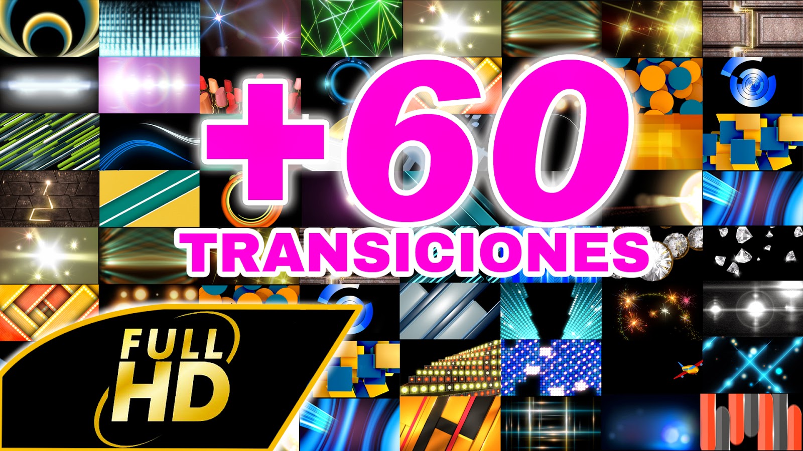 +60 TRANSICIONES PROFESIONALES ~ Material Para Editores