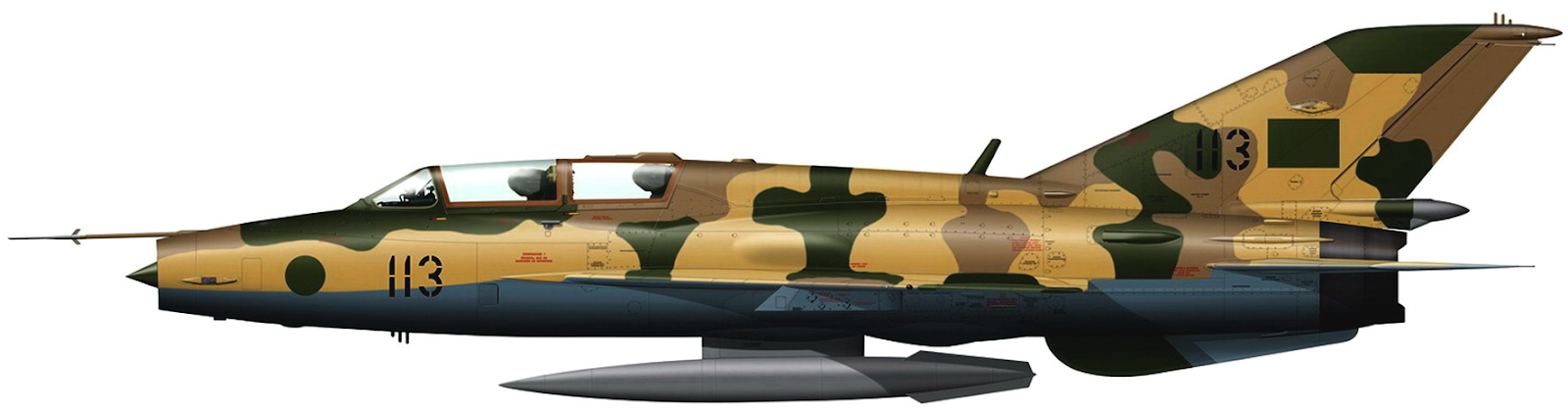 Kuzmodels Minicraft: Mikoyan Gurevich MiG-21UM Mongol-B International ...