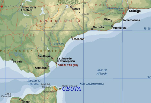 ¡ECHAR UN VISTAZO!: África Española-Ceuta