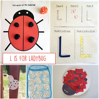Mom's Tot School: L is for Ladybug!