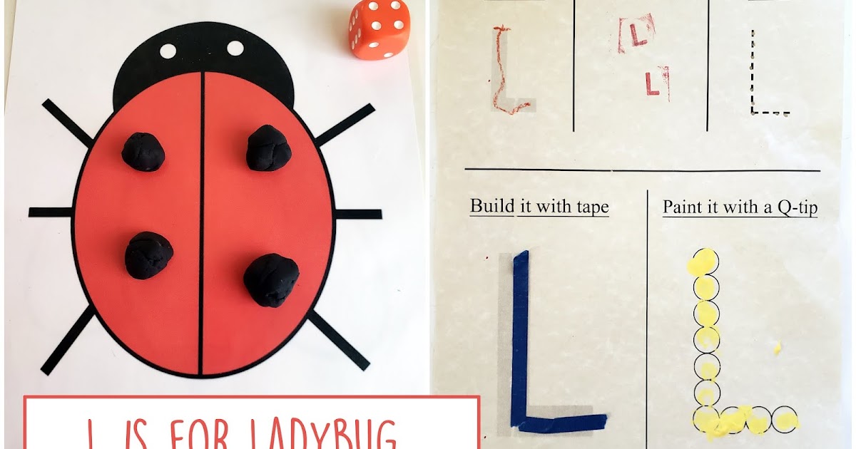 Mom's Tot School: L is for Ladybug!