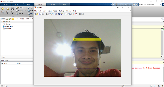 Contoh Program Pendeteksi Wajah Realtime dengan MATLAB - KETUTRARE