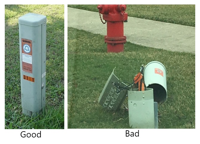 Why are so many green utility boxes broken or not have the cover on ...
