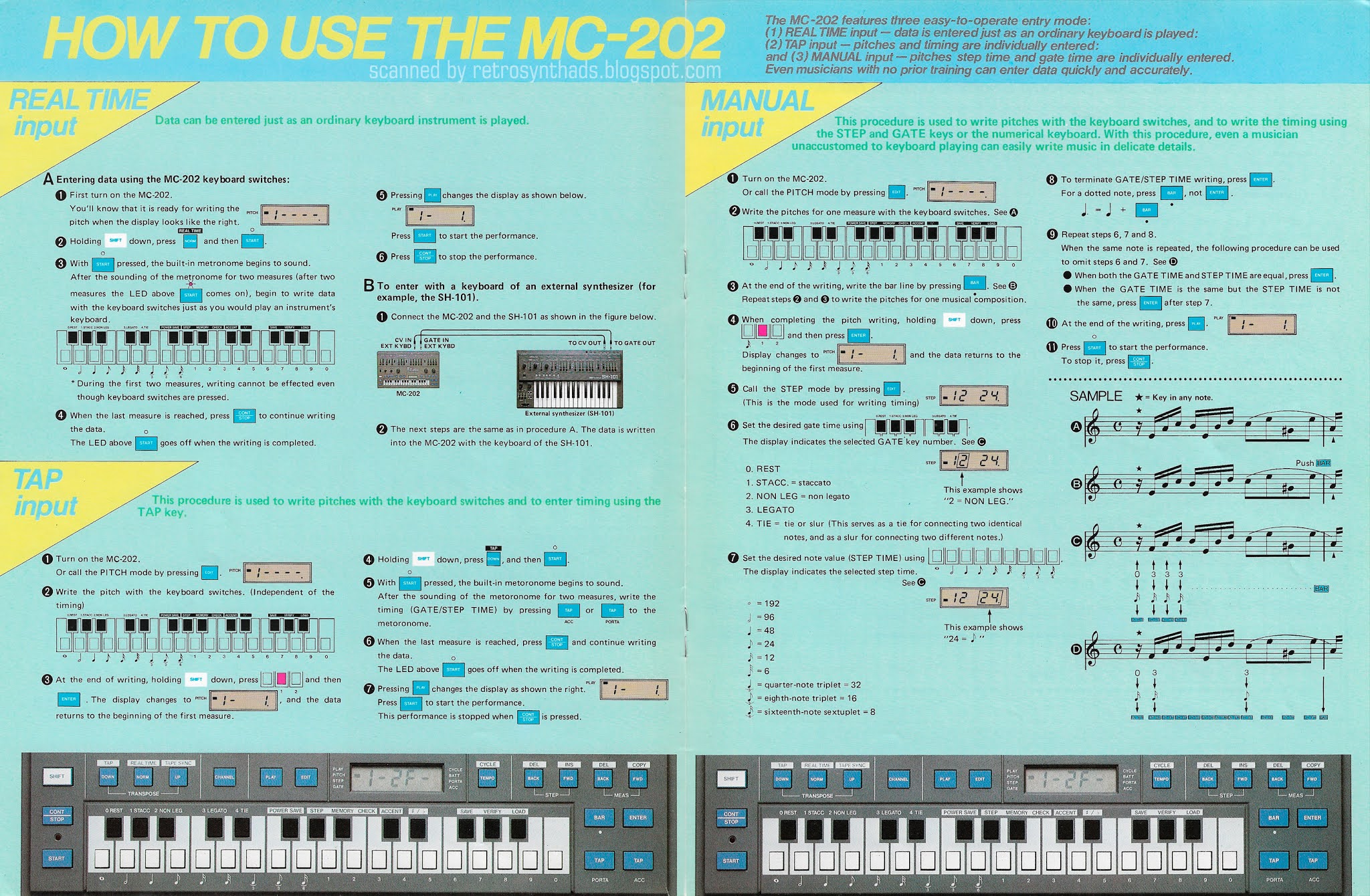 MATRIXSYNTH: 1983 Roland "We design the future" MC-202 Microcomposer ...
