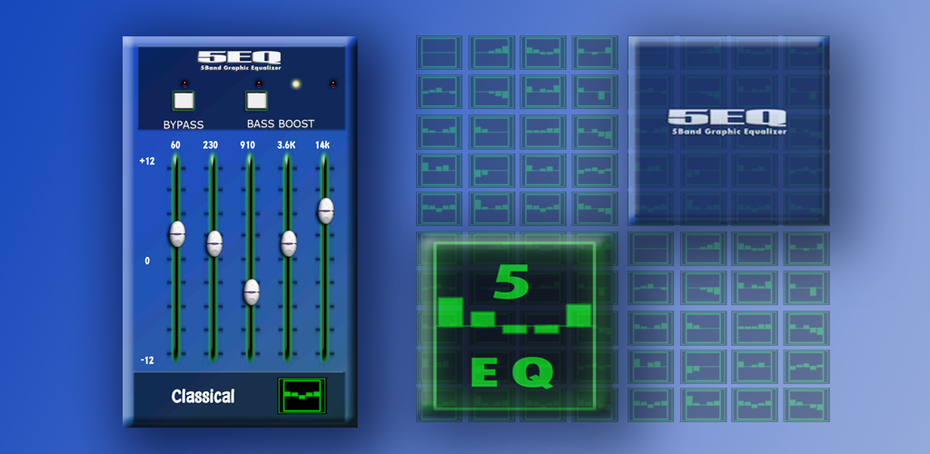 App Forge JP: App Forge JP アンドロイドアプリ！ 音にこだわる5バンド・グラフィック・イコライザー「5EQ ...