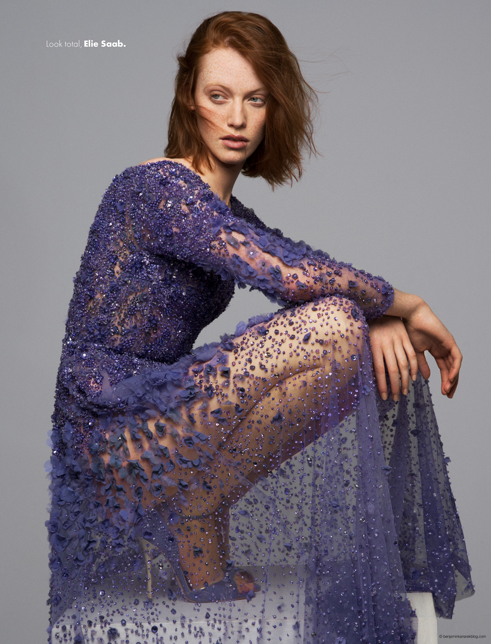 Chantal Stafford-Abbott in Elle Mexico March 2014 by Benjamin Kanarek