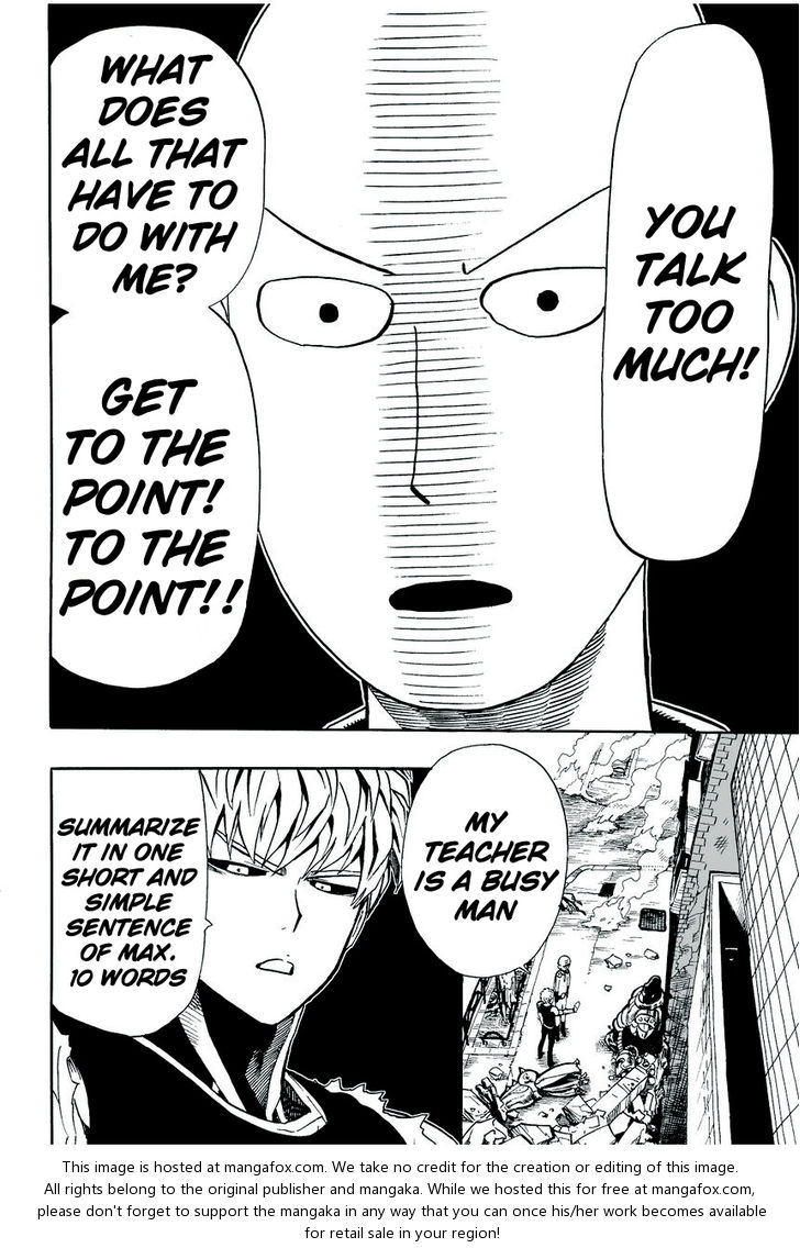 ONE PUNCH MAN CHAPTER 9 | One punch man manga