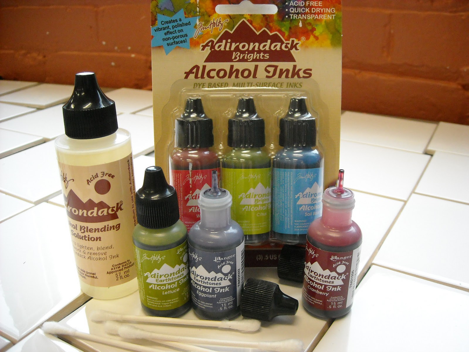 One Crayola Short: Adirondack Alcohol Inks