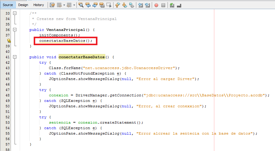 Base de Datos Access con Java: Conectar JAVA con base de datos ACCESS