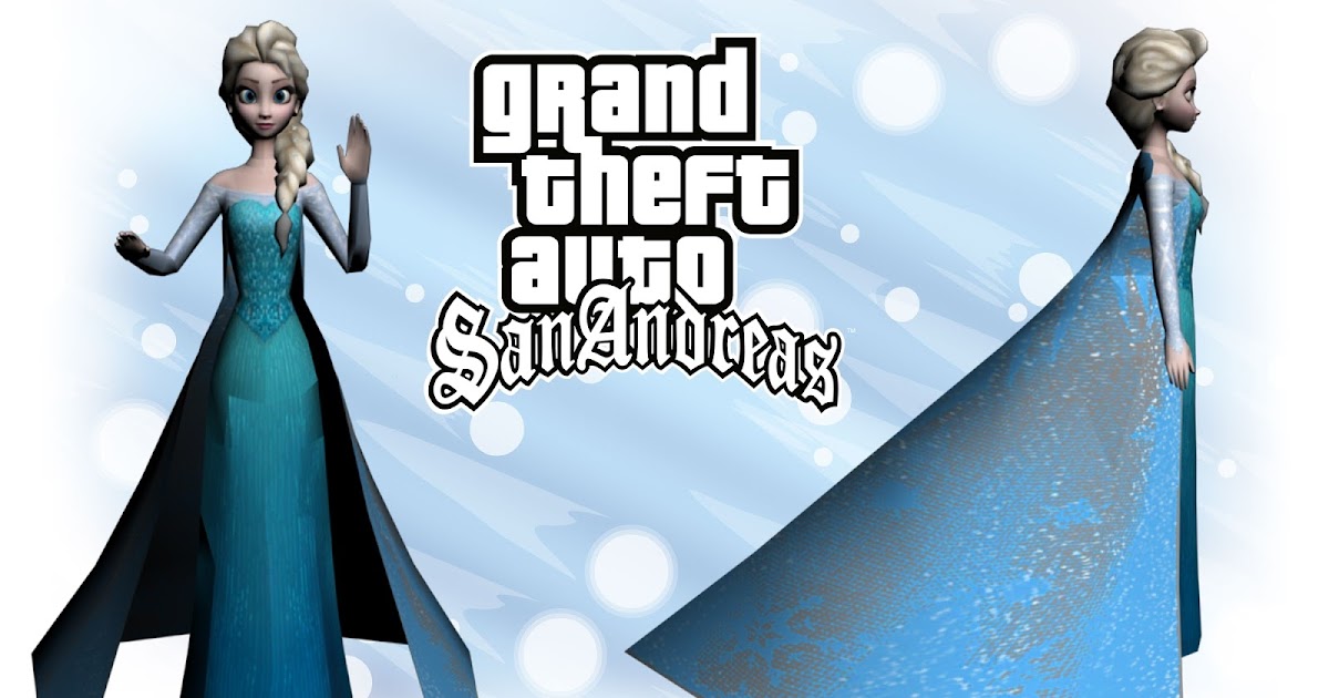 Elsa Frozen Skin HD Para Gta Sa