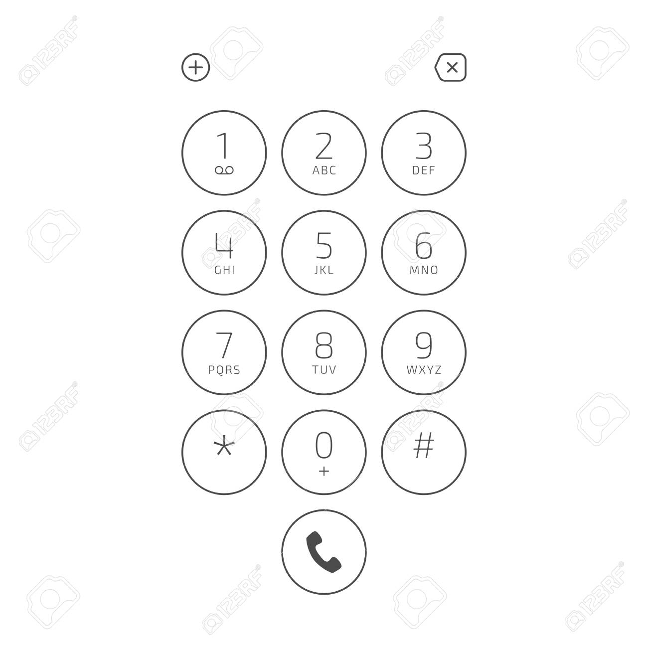 Keypad With Letters ~ Thankyou Letter