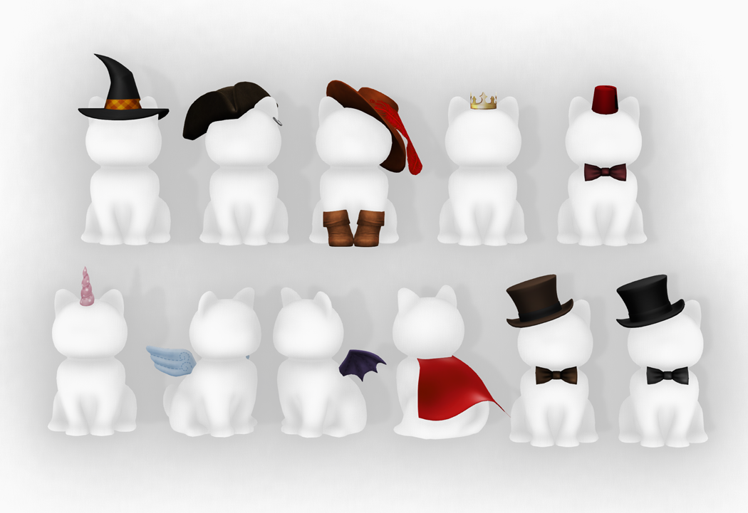 Schadenfreude: Chibi Cats at The Arcade