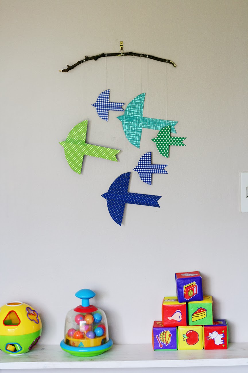 Just Four More Minutes: Make your own Paper Bird Mobile