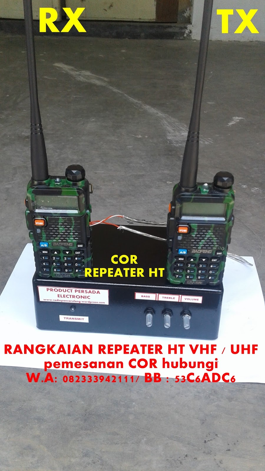 REPEATER HT VHF: RANGKAIAN SKEMA COR REPEATER HT/ RPU VHF/UHF