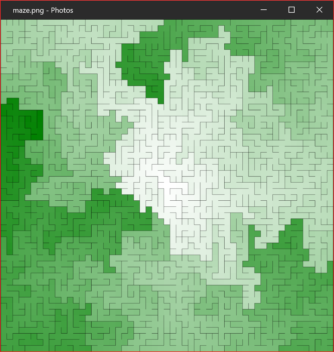 Jeremy Bytes: More Maze Programming: A Non-Biased Algorithm