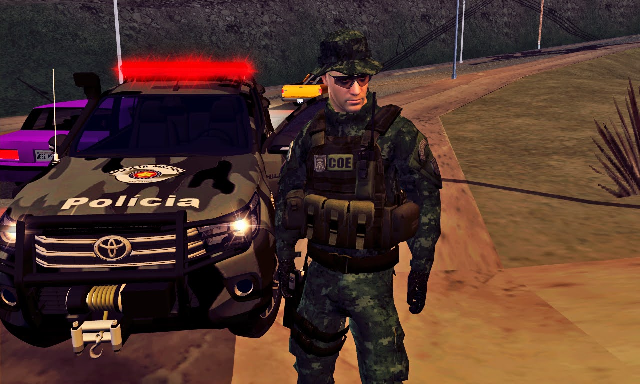 Equipe Tático PMBA: SKIN COE PMESP COM CHAPÉU 2020 EXCLUSIVA