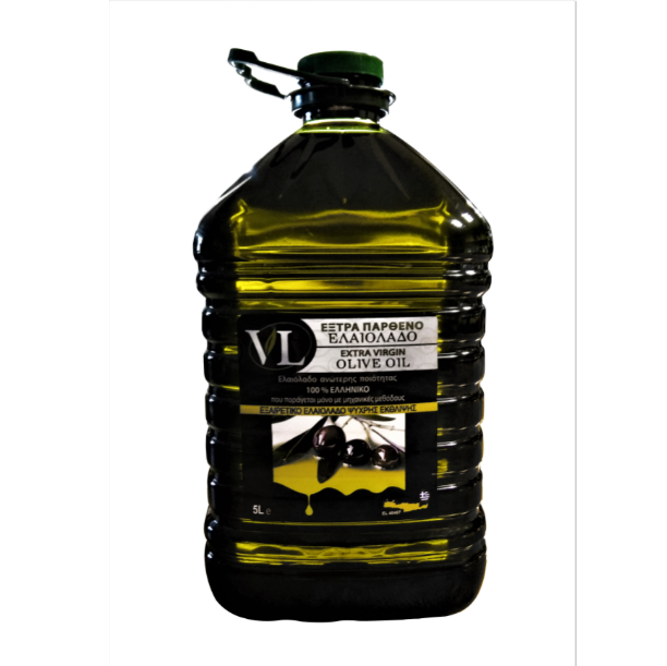 EXTRA VIRGIN OLIVE OIL 5 L - ΕΞΤΡΑ ΠΑΡΘΕΝΟ ΕΛΑΙΟΛΑΔΟ 5 ΛΙΤΡΑ