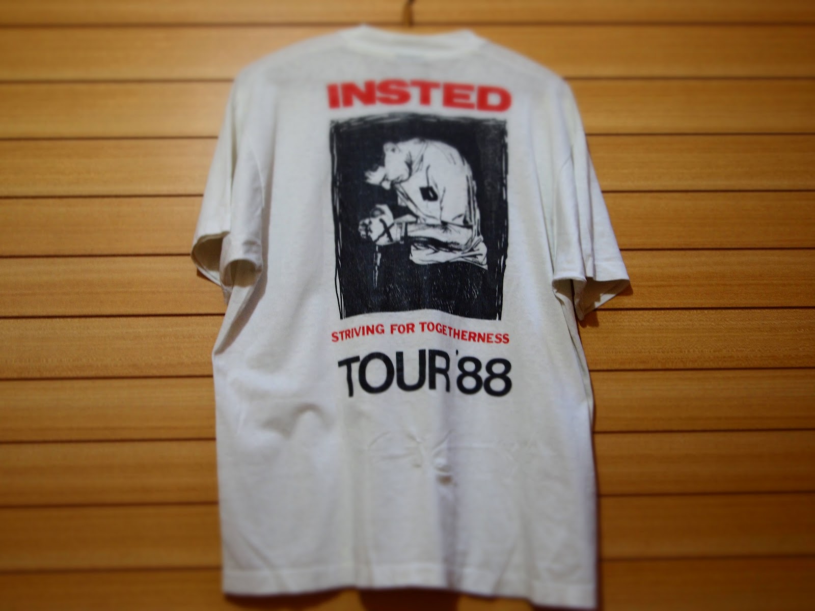 ヴィンテージ日記: 80's INSTED Vintage Rock T-Shirts 『TOUR '88』