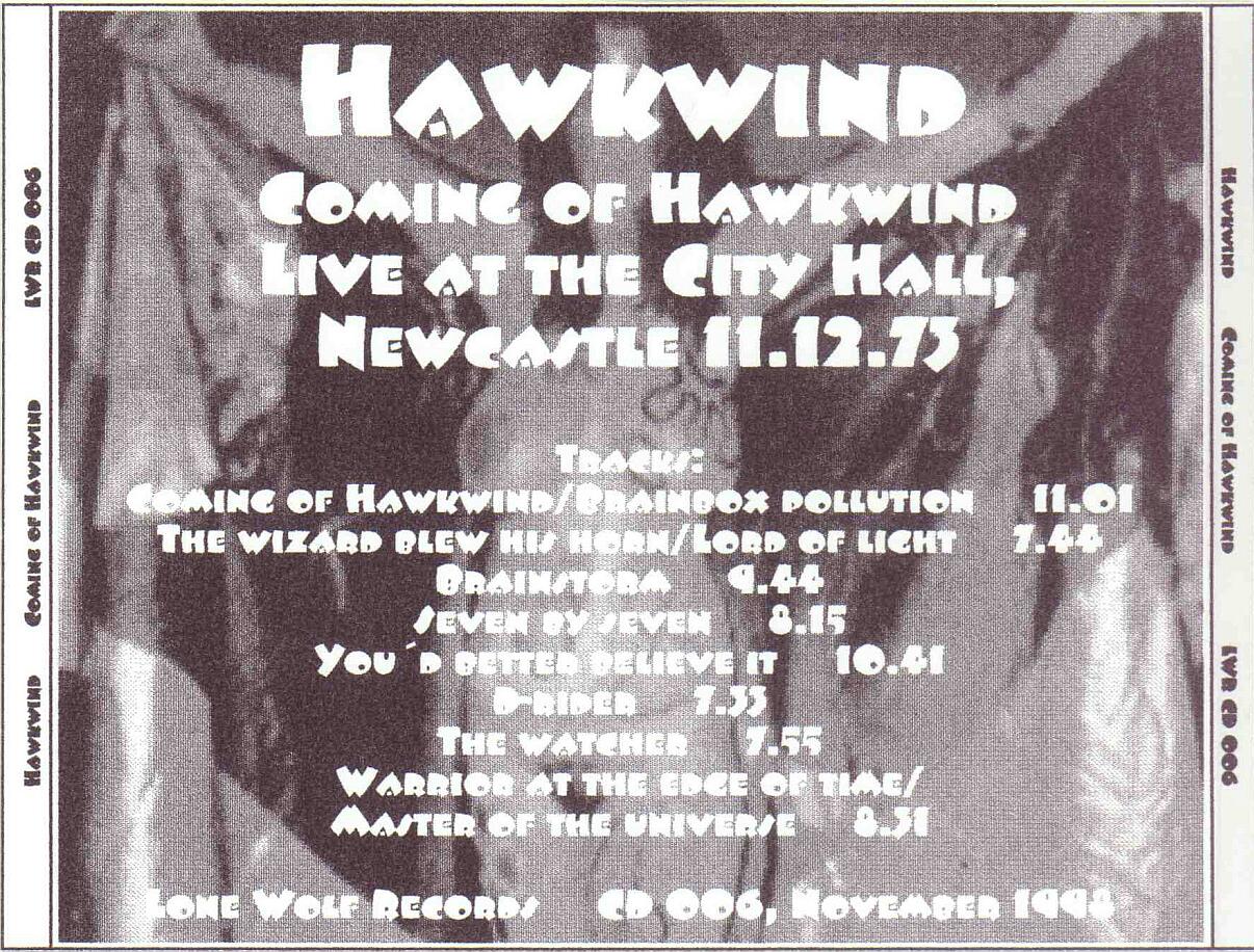 My Own Hub: Hawkwind: 1973.12.11 - Newcastle (VG- Aud) [FLAC]