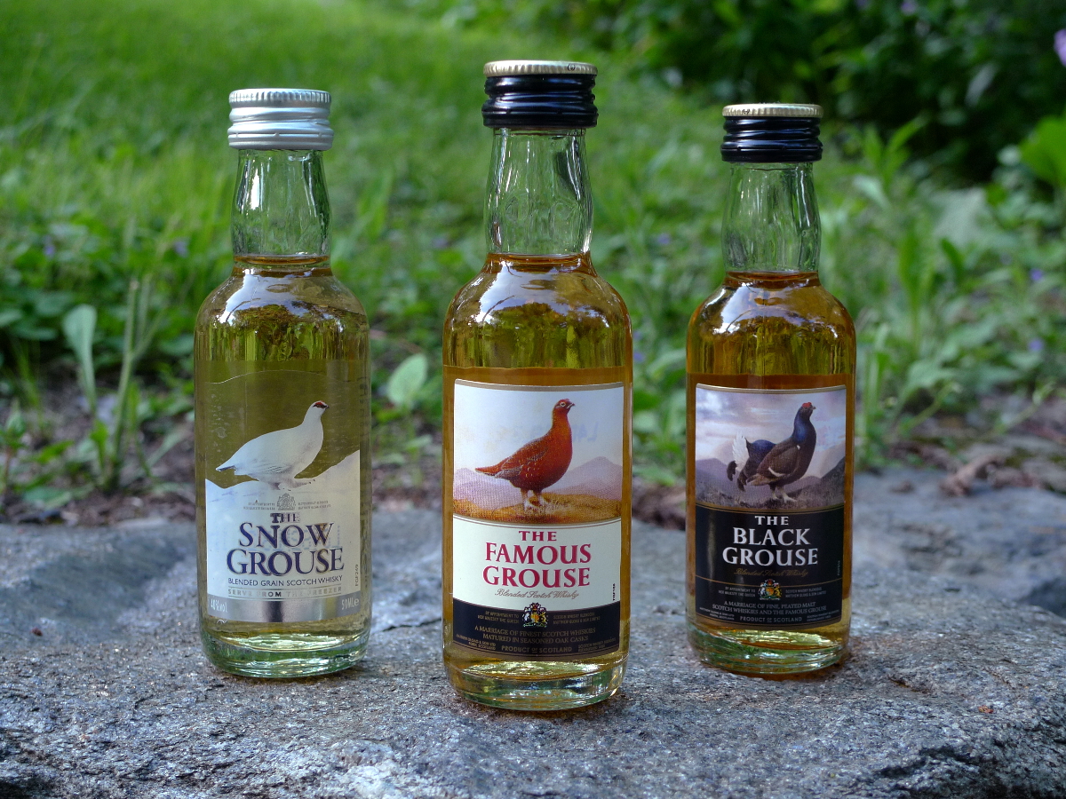 The Whisk(e)y Room: Famous Grouse vs. Black Grouse vs. Snow Grouse
