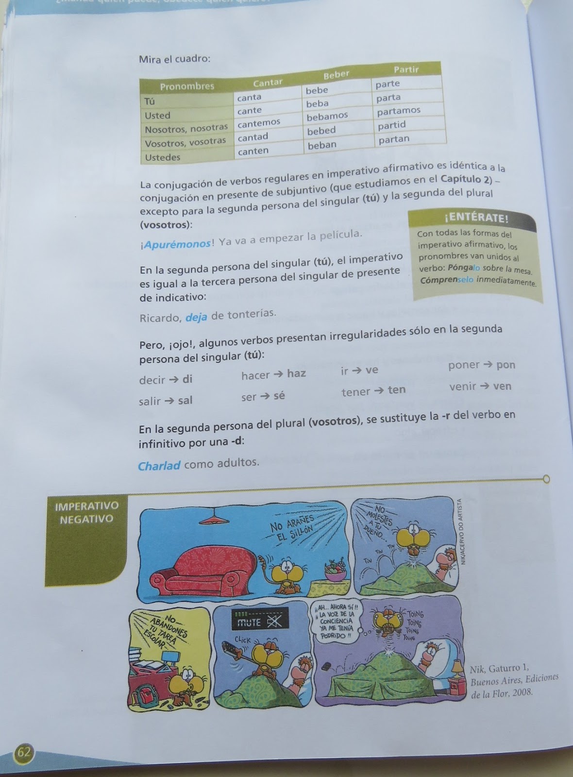 HISPANOAMÉRICA: RINCÓN DE MIS ALUMNOS: CURSO "EL IMPERATIVO EN ESPAÑOL"