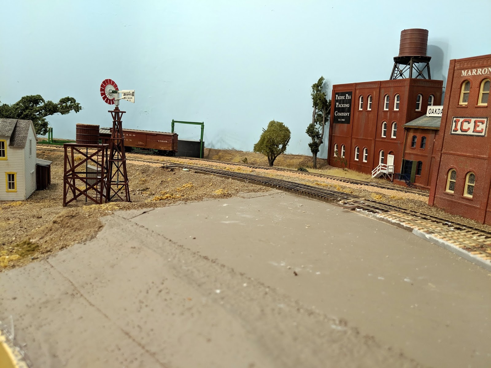 Stockton and Copperopolis Railroad: Engine Terminal is Now Awaiting Scenery