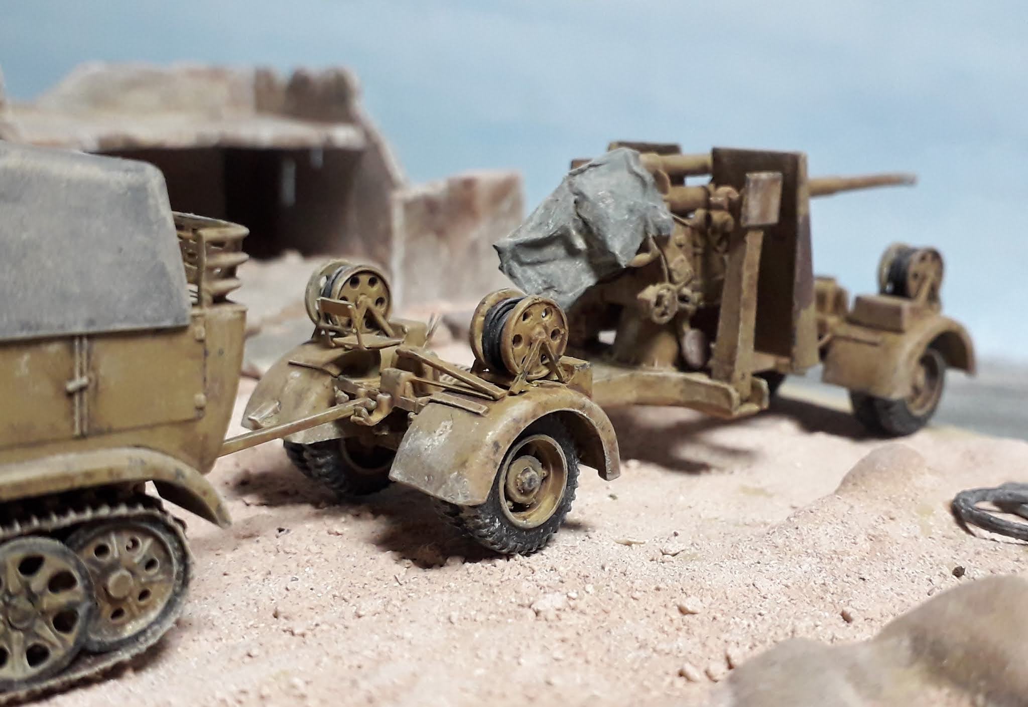 Kitpix: Airfix 1/76 88mm Gun and Sdkfz 7 Tractor (02303)