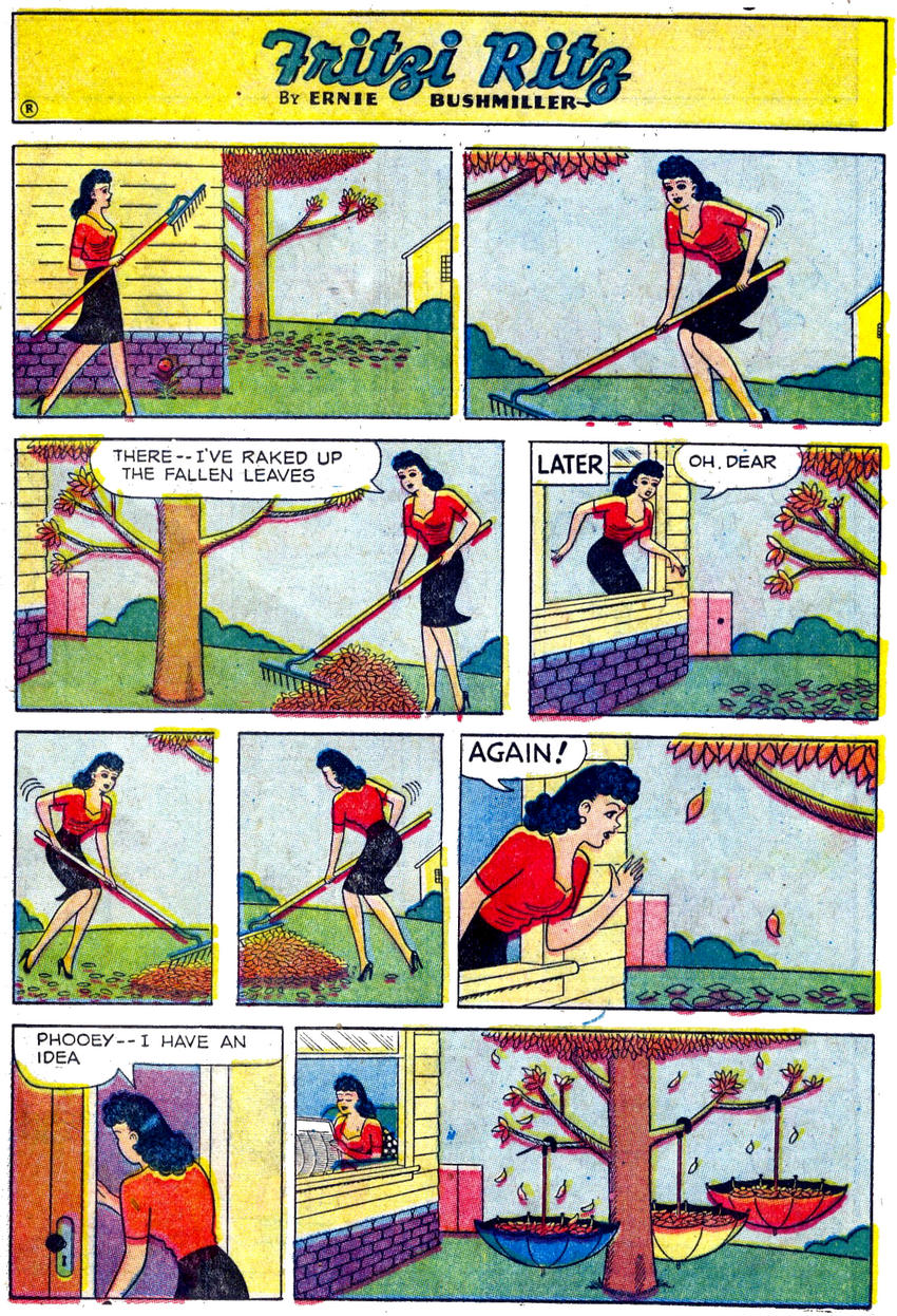 Pappy's Golden Age Comics Blogzine: Number 1156: Ritzy Fritzi Ritz