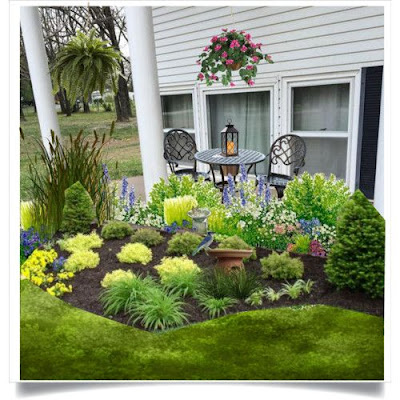 Yard and Garden Secrets: Colonial Home Front Yard Landscape Project