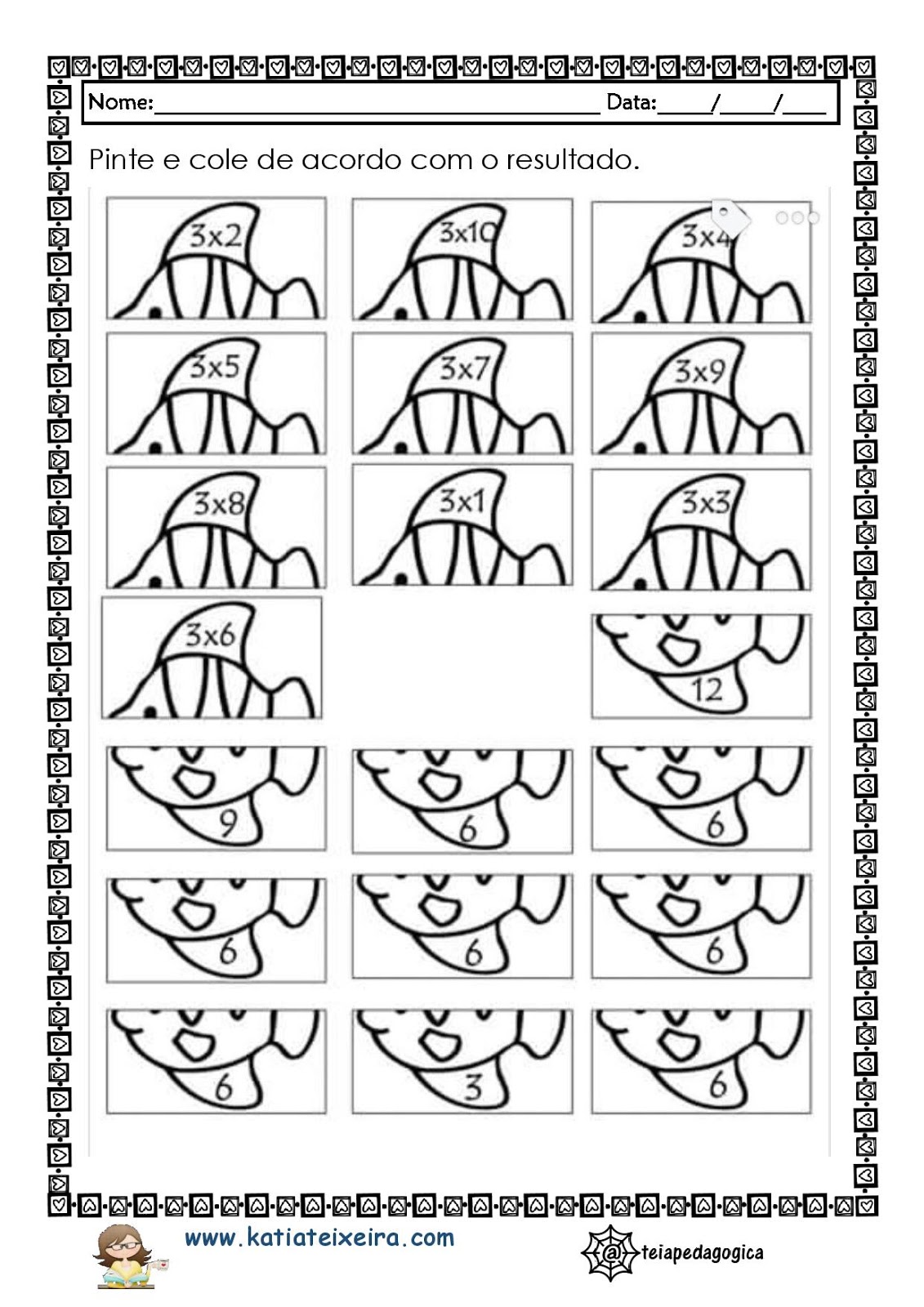 Atividade Tabuada Do 9 - EDUCA