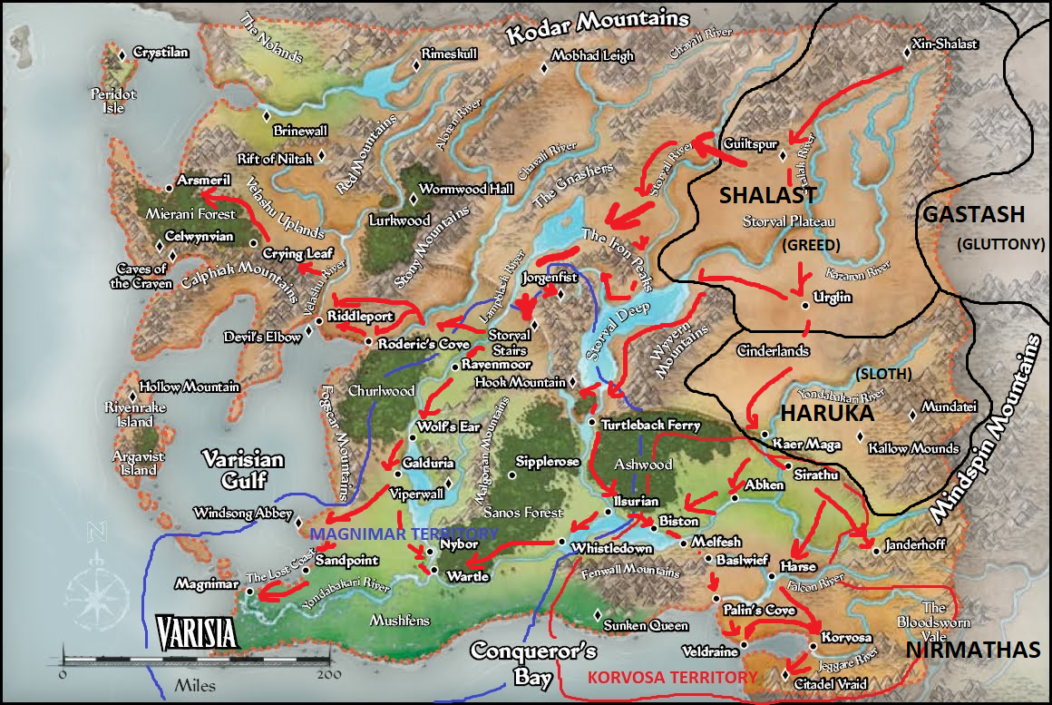 Varisia: Curse of the Crimson Throne, Runelords of the Shattered Star