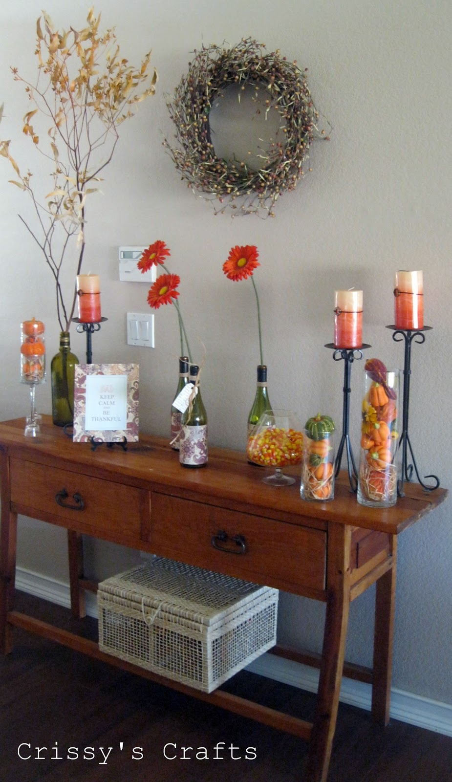 Crissy's Crafts: Simple Fall Display