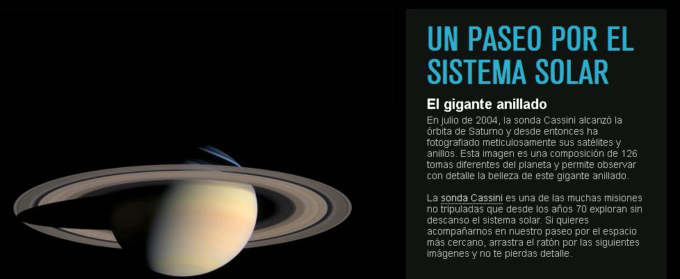 LAS NUEVAS TECNOLOGIAS EN MI AULA: Un viaje por el sistema solar