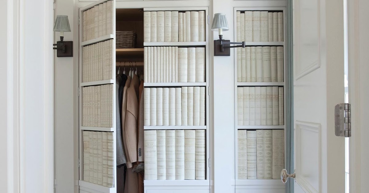 Bookshelf: Fake wardrobe bookshelves