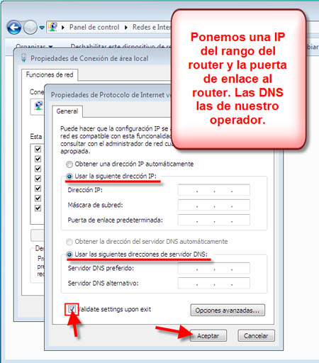 De todo un poco: Como asignarnos una IP privada en Windows 7