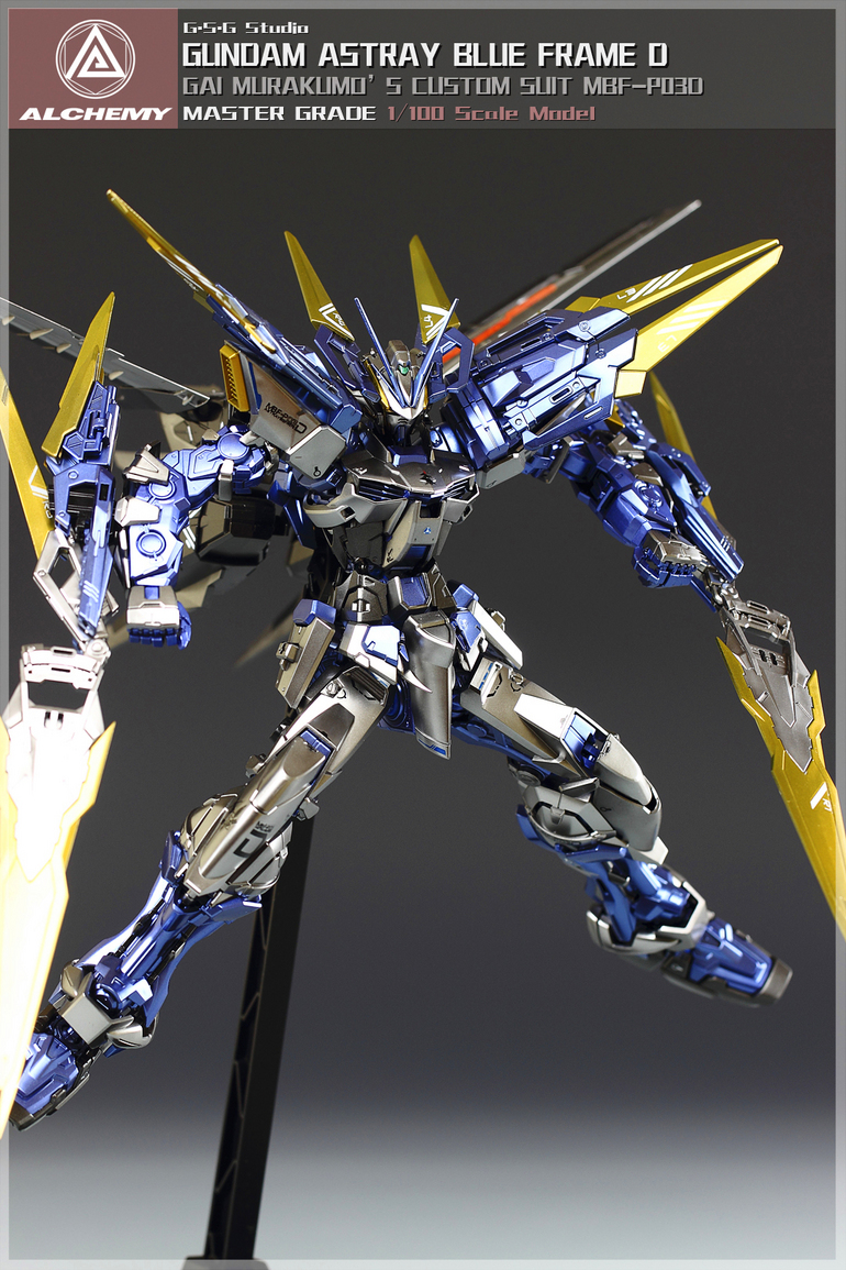 GUNDAM GUY: MG 1/100 Gundam Astray Blue Frame D - Painted Build