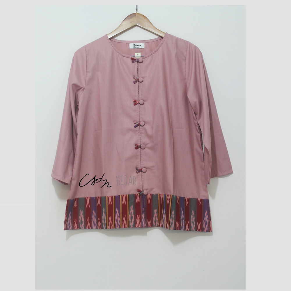 Atasan Model Maharani Katun Ima Variasi Tenun | Csdn Hijab