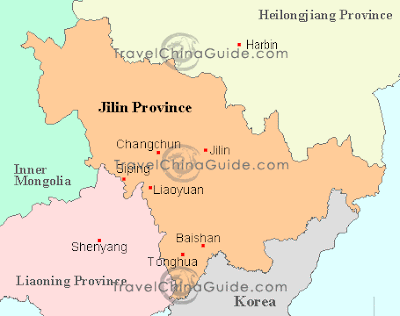 Changchun Map City of China | Map of China City Physical Province Regional