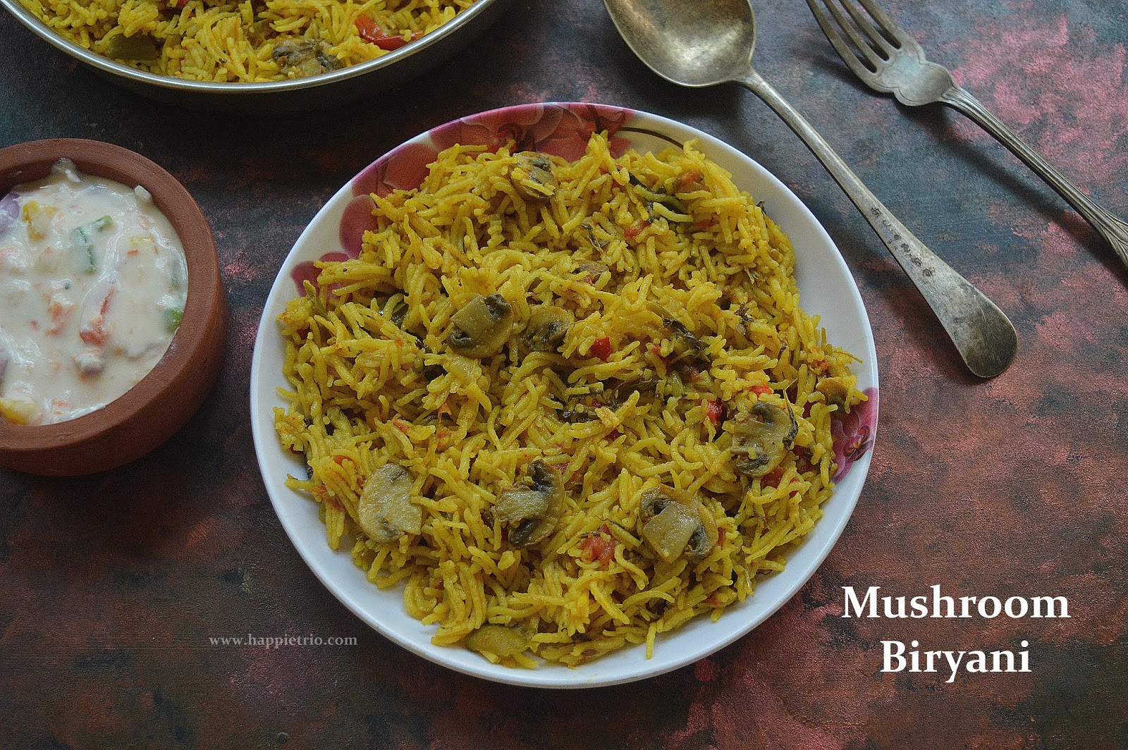 Mushroom Biryani , Kalan Biryani - Cook with Sharmila