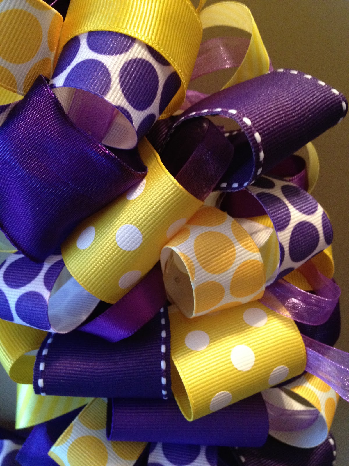 Katie's Ribbon Wreaths: Campbell County High School Ribbon Wreath