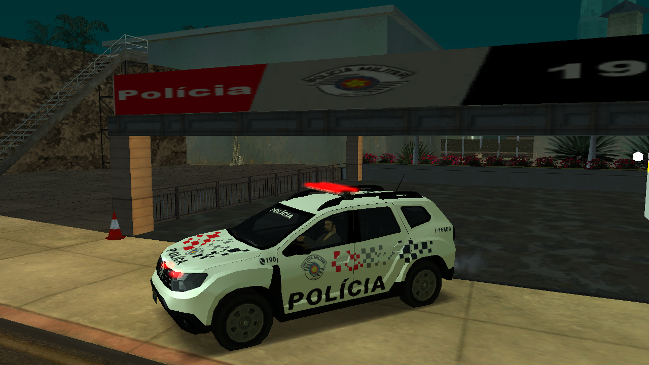 Duster Pmesp Novo Grafismo+Giroflex low poly - MTA Brasil