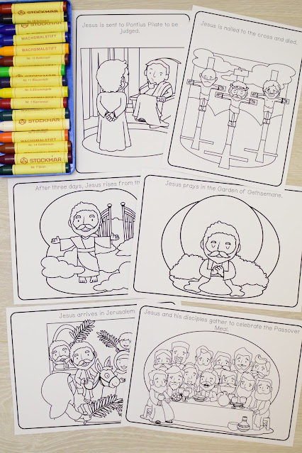 Easter Story Sequencing - Observance of Holy Week | The Pinay Homeschooler