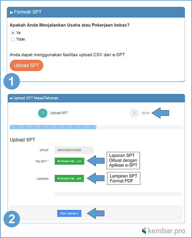 Cara Lapor SPT Tahunan Online via eFiling Pajak - KAMBBO BLOG