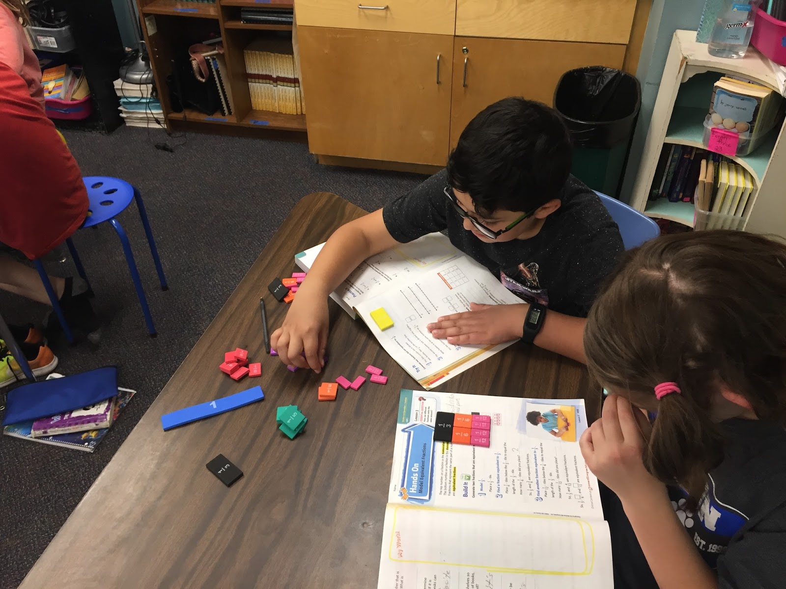 Fractions- Using manipulatives