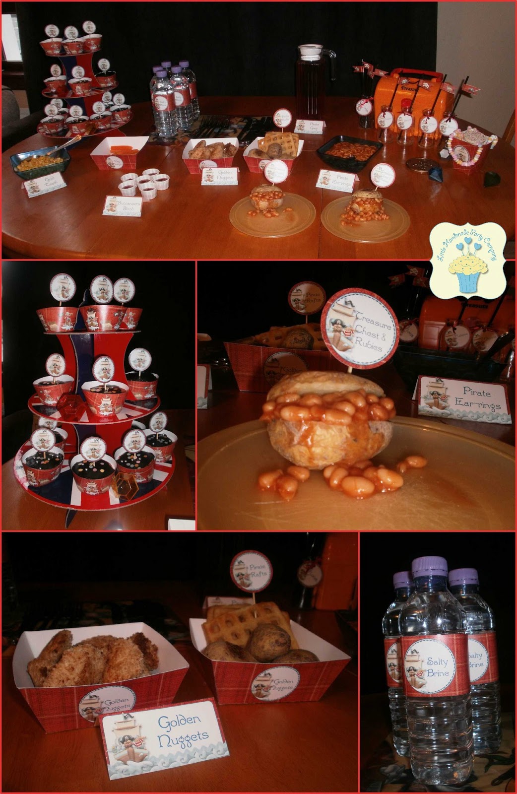 Little Handmade Party Company: Pirate Tea as easy as 1, 2, 3!!