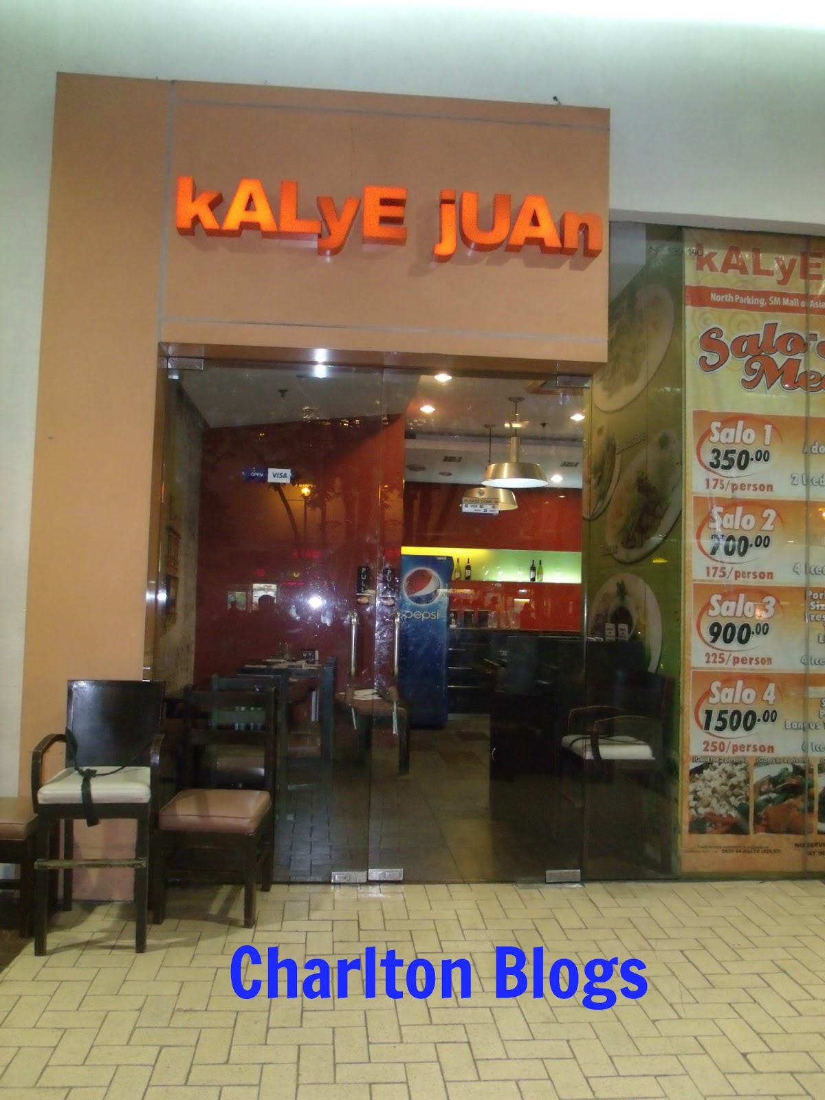 EAT EXPLORE EXPERIENCE: Kalye Juan MOA Restaurant Review