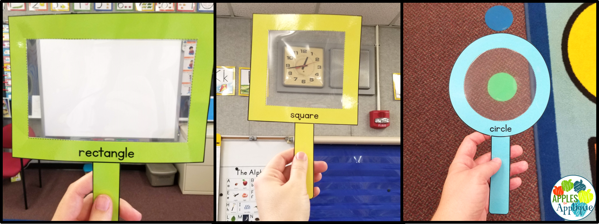 Apples to Applique: Digital Shape Detective Activity