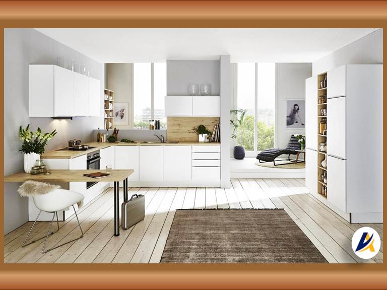 Latest L Shaped Modular Kitchen Designs Images with Cabinets