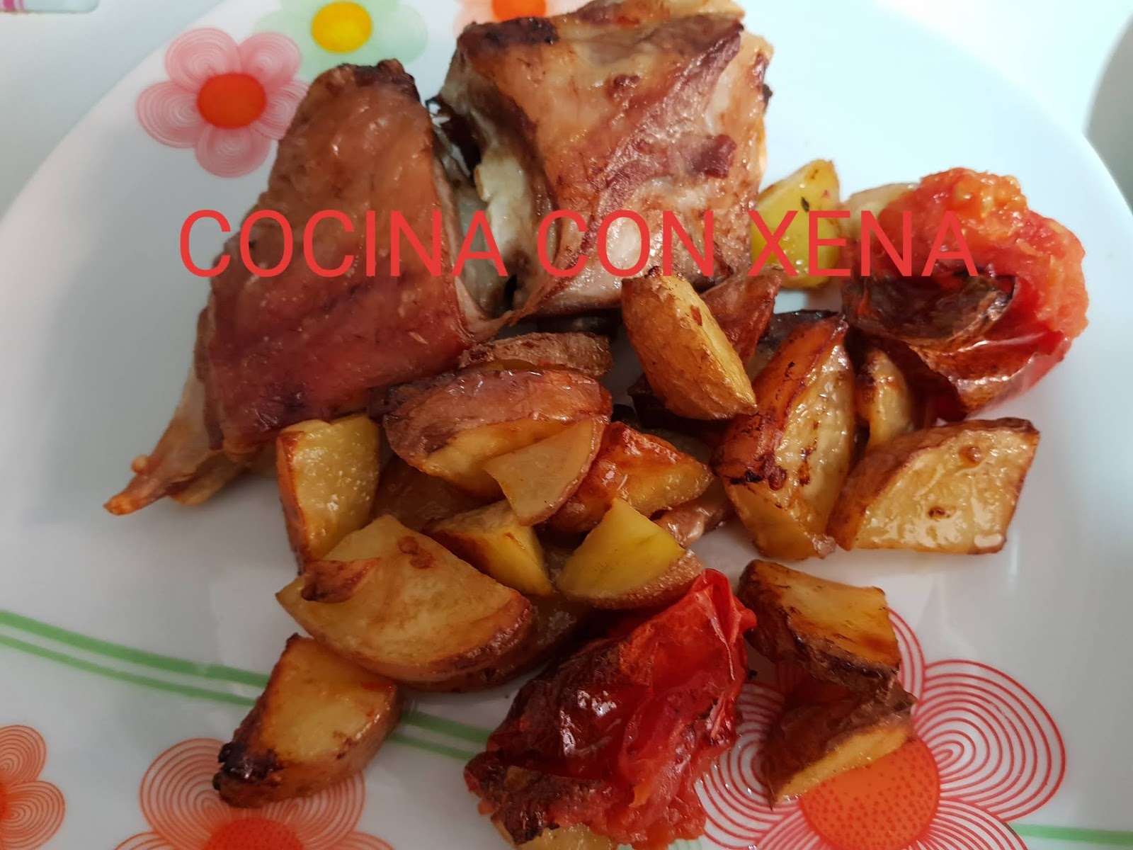 COCINA CON XENA: Punta de pecho con patatas, en freidora sin aceite Tristar